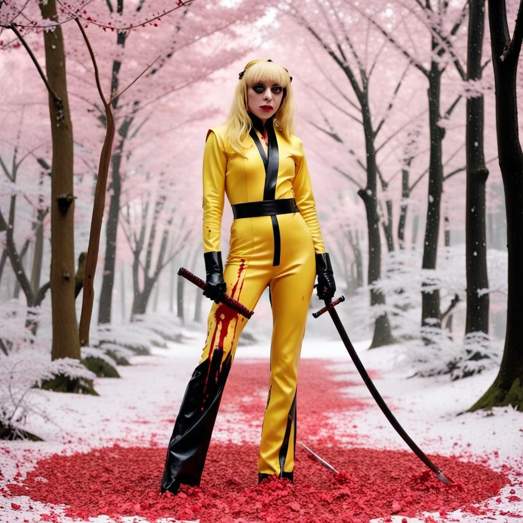 Lady Gaga as The Bride (Kill Bill) - AI Generated Artwork - NightCafe ...