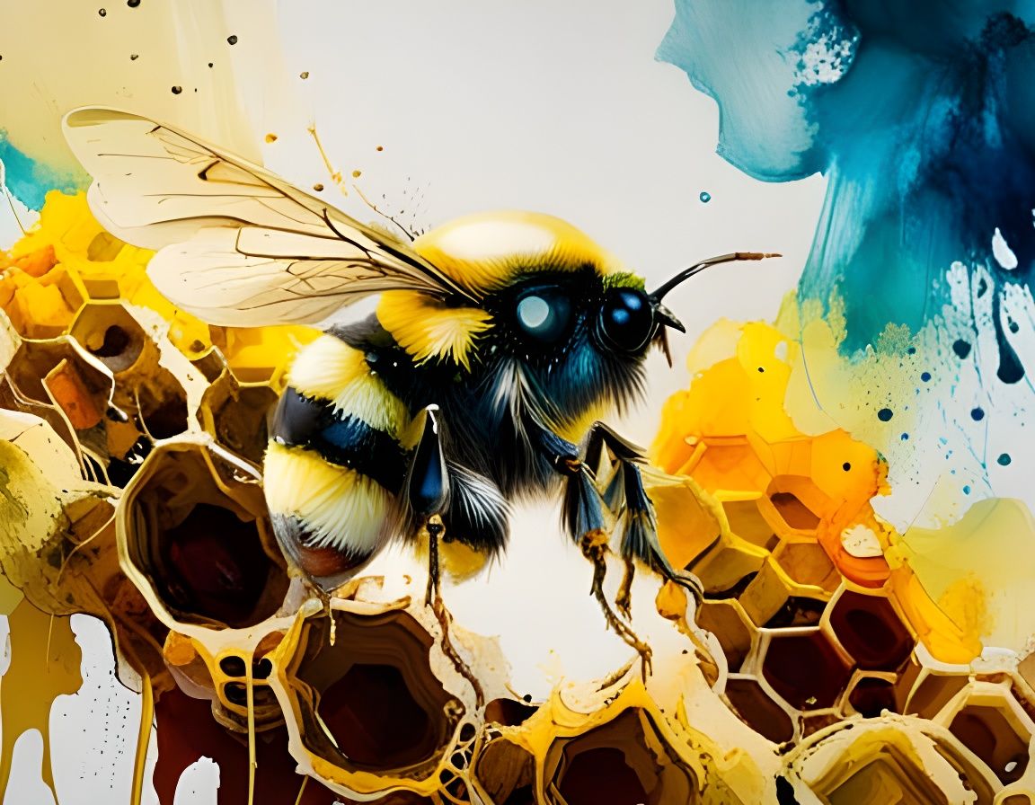 Bee - AI Generated Artwork - NightCafe Creator