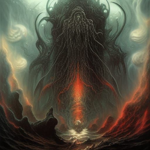 Gate of the Eldritch Empire - AI Generated Artwork - NightCafe Creator