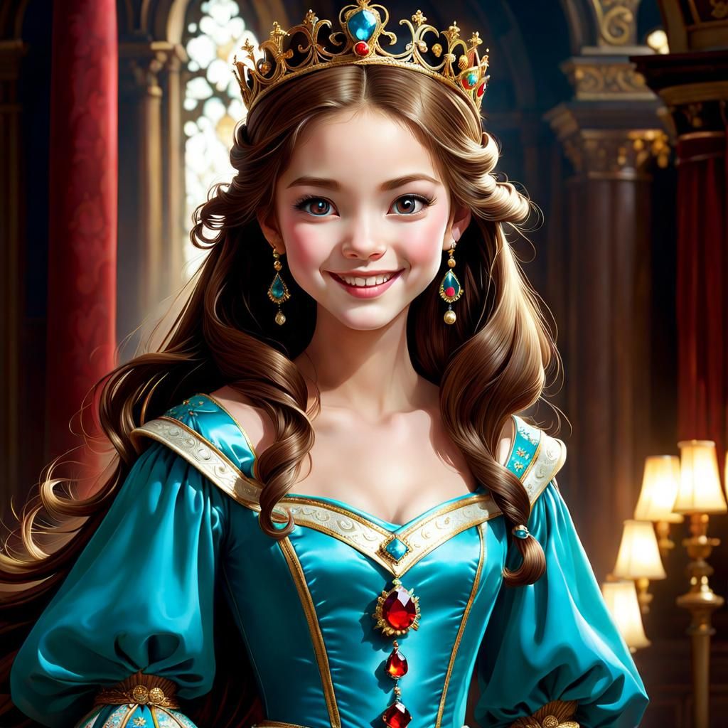 A Little Princess - AI Generated Artwork - NightCafe Creator