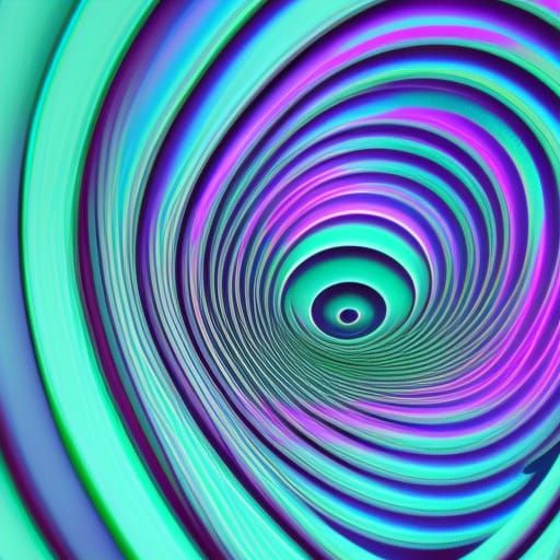 Spiraling into the Abyss - AI Generated Artwork - NightCafe Creator