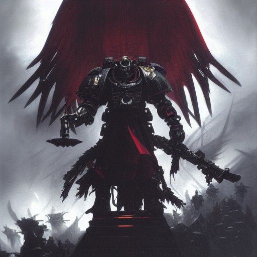 Warhammer 40k Angels descent into darkness : r/nightcafe