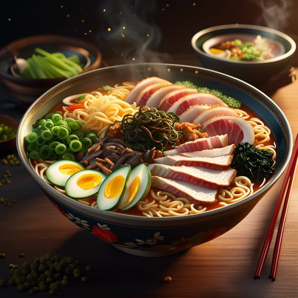 Yummy Ramen - AI Generated Artwork - NightCafe Creator