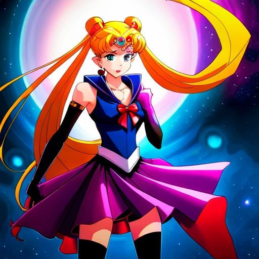 Sailor Moon - AI Generated Artwork - NightCafe Creator