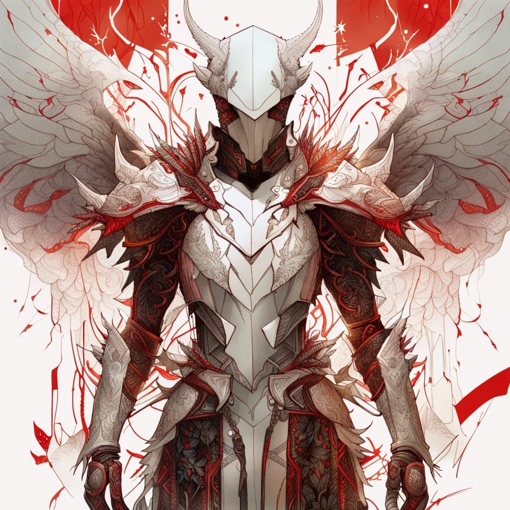 Phoenix - Knight of the Draconian Vengeance - AI Generated Artwork ...