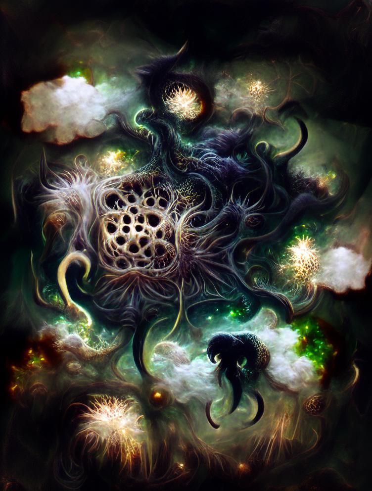 Azathoth dreaming - AI Generated Artwork - NightCafe Creator