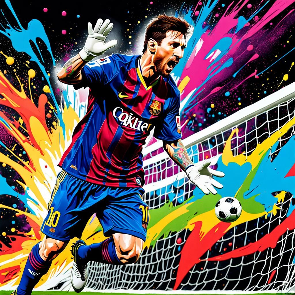 Messi - AI Generated Artwork - NightCafe Creator