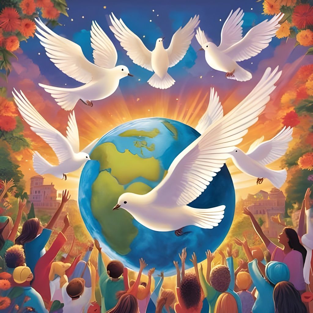 World Peace - AI Generated Artwork - NightCafe Creator