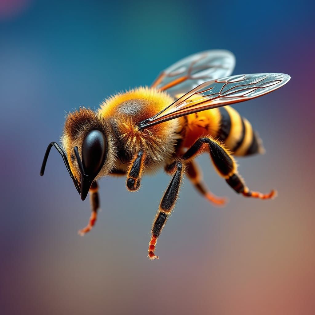 Micro Biology: Professional images of a microscopic Western honey bee ...