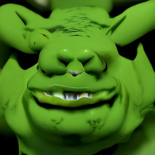 demon shrek hyperrealism 8K 3D - AI Generated Artwork - NightCafe Creator