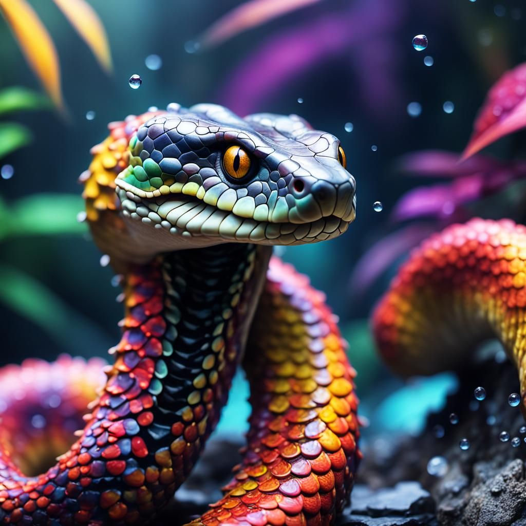 Little snakey you're so nice (snake family new one) - AI Generated ...