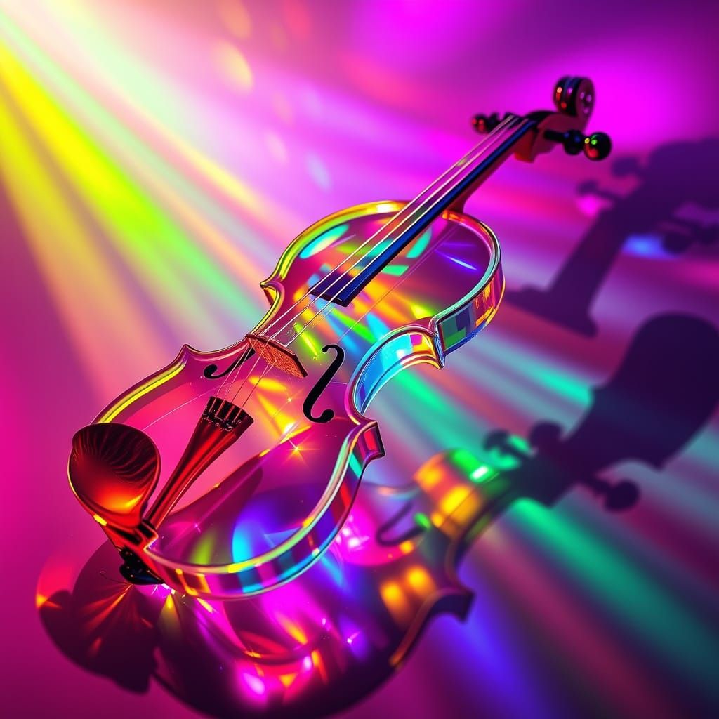Rainbow Violin