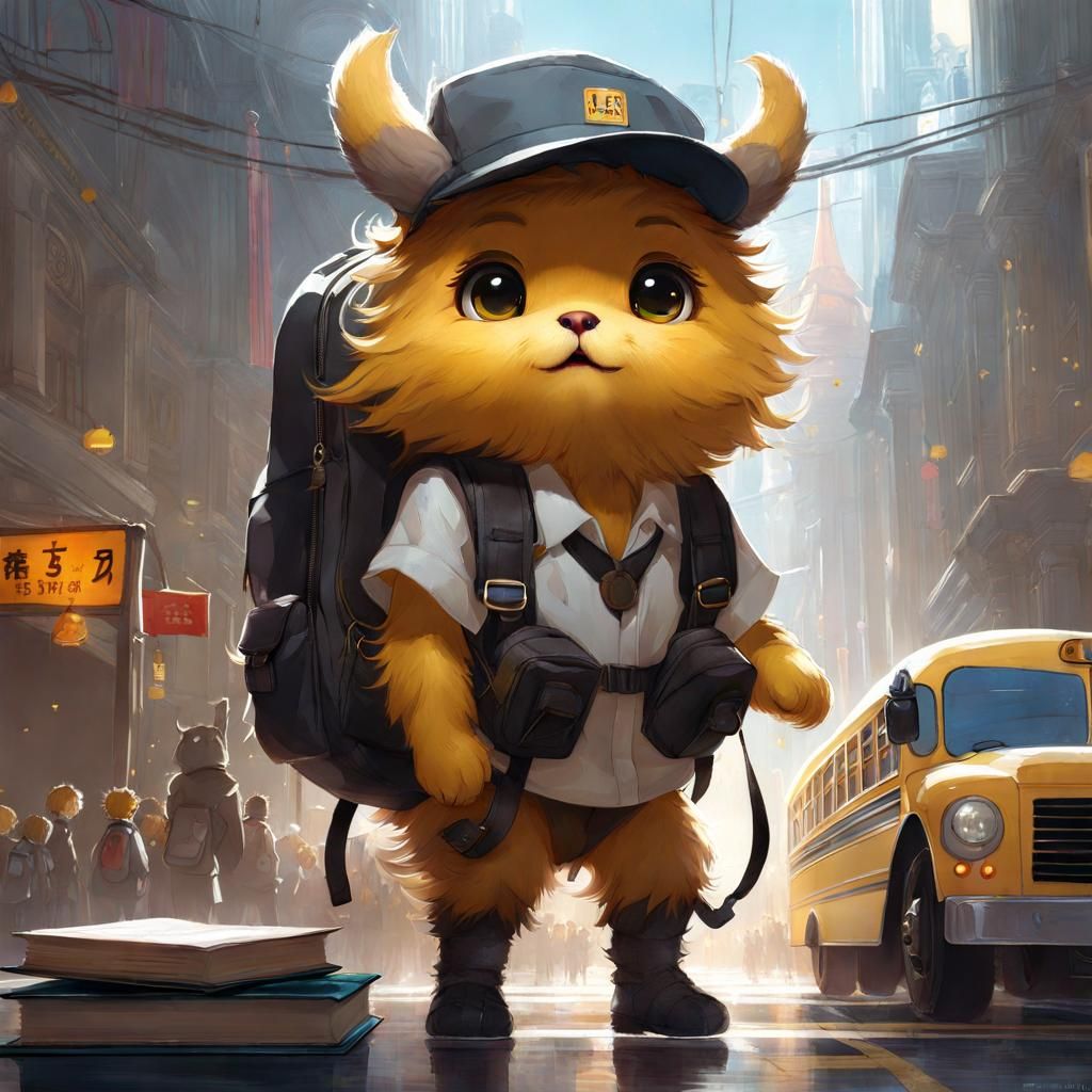 First Day of Monster Academy!! - AI Generated Artwork - NightCafe Creator