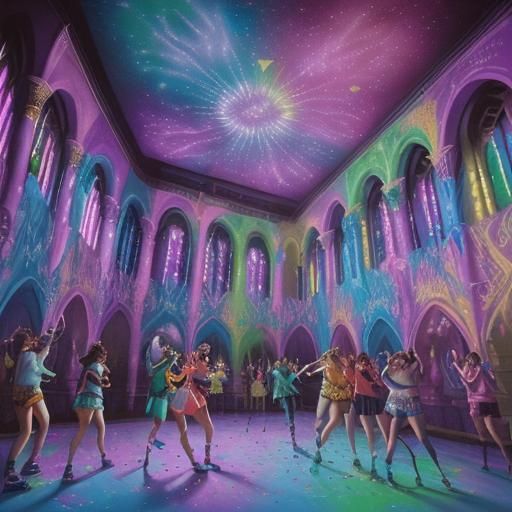 a vivid description of the legendary Hogwarts Rave in 1996, where ...