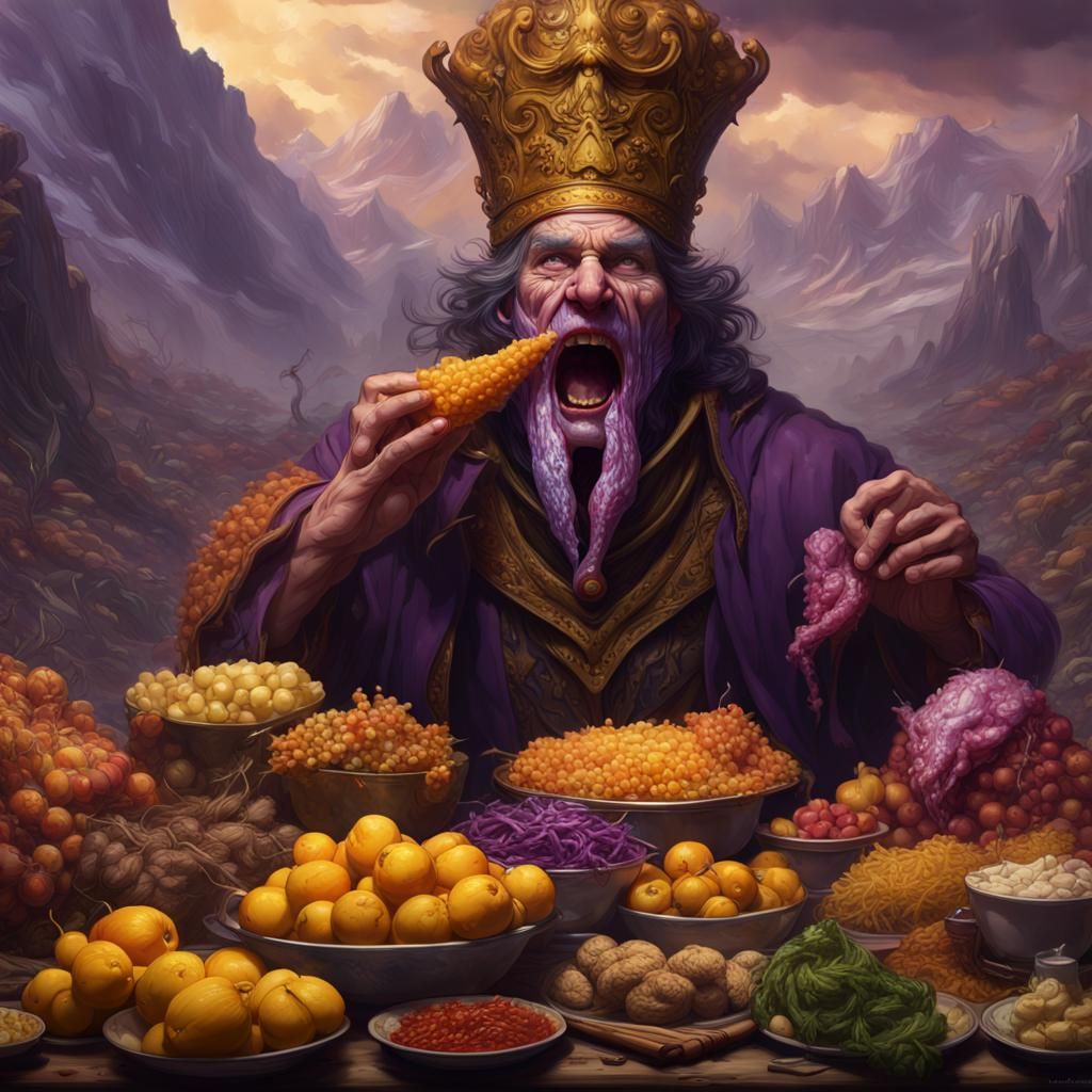 They called him the hungry king... - AI Generated Artwork - NightCafe ...