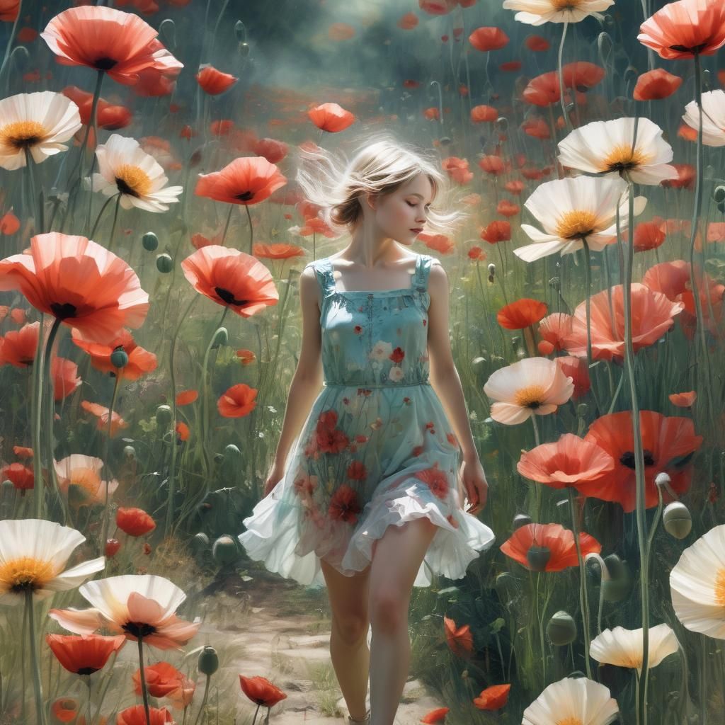 Poppy - AI Generated Artwork - NightCafe Creator