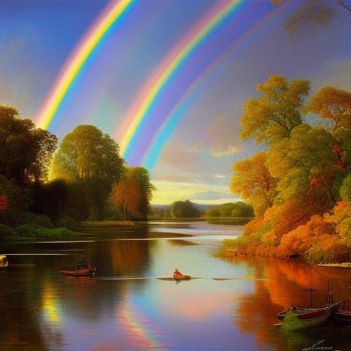 Rainbows - AI Generated Artwork - NightCafe Creator