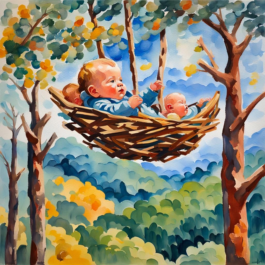 Rock a bye baby on the tree top, When the wind blows the cradle will ...