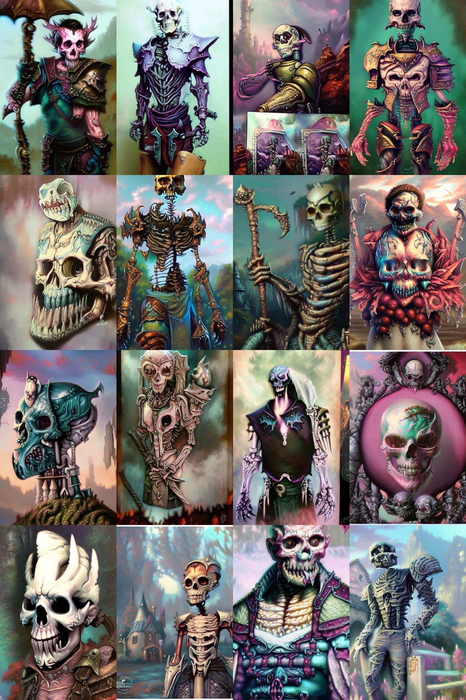 DND character portrait of friendly skeleton, fantasy hyperdetailed ...