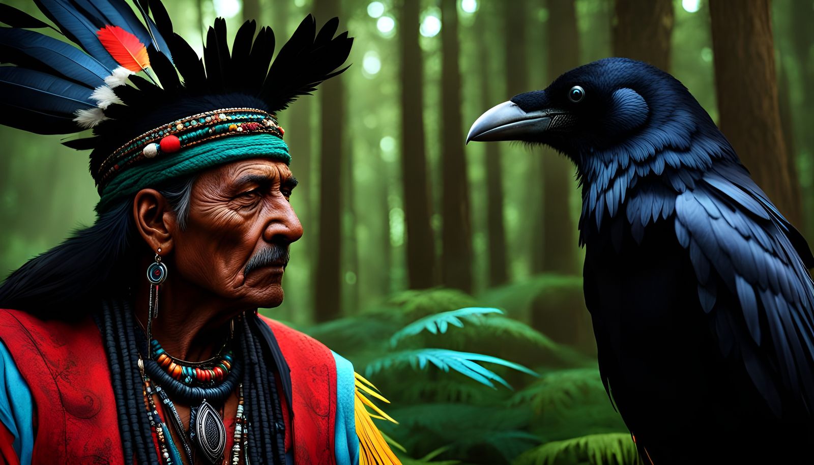 Crow - AI Generated Artwork - NightCafe Creator