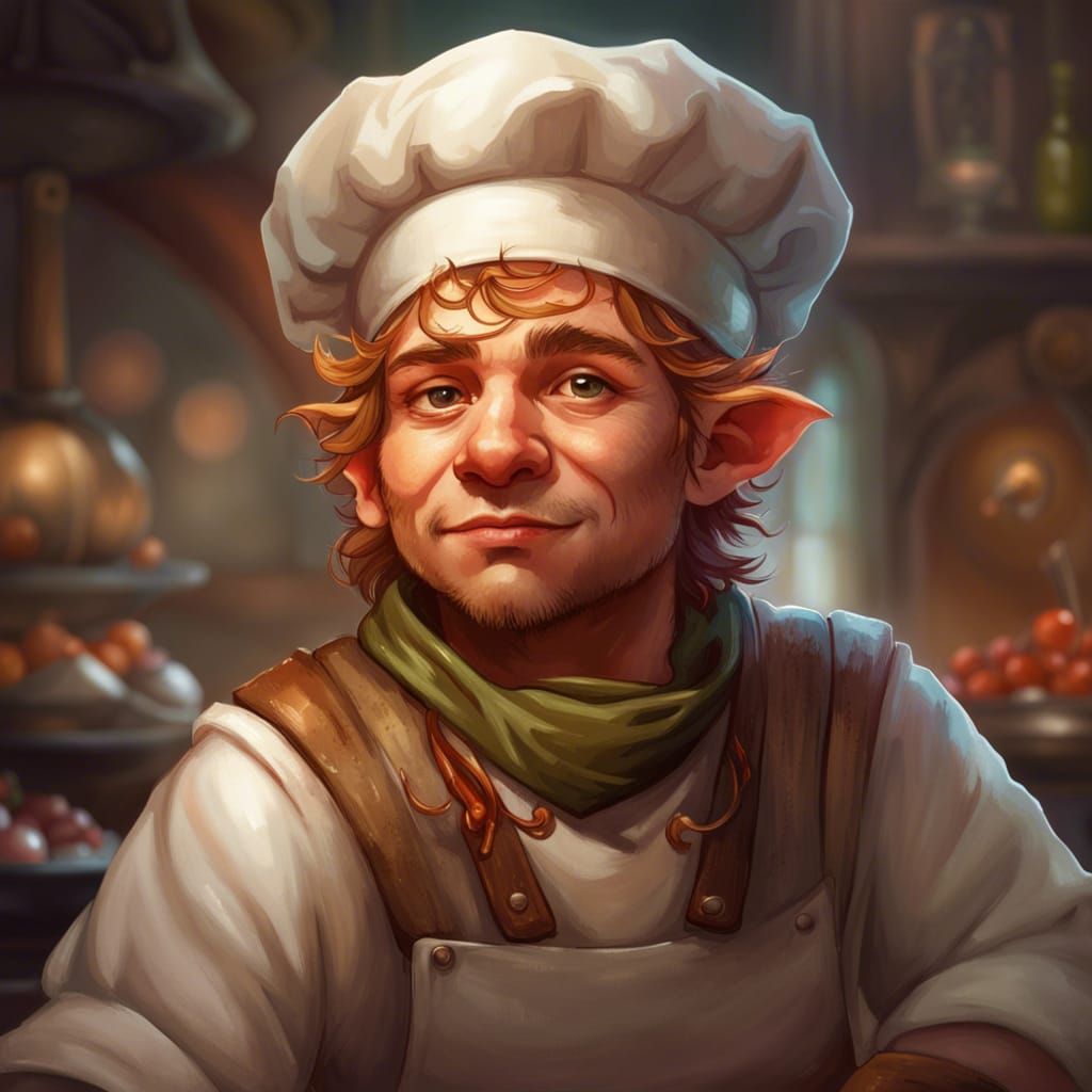 Halfling Chef - AI Generated Artwork - NightCafe Creator
