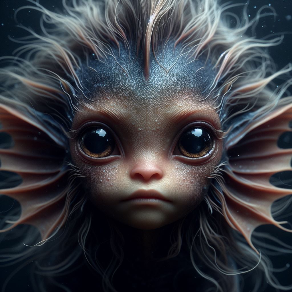 Mythical Finned Pixie - AI Generated Artwork - NightCafe Creator