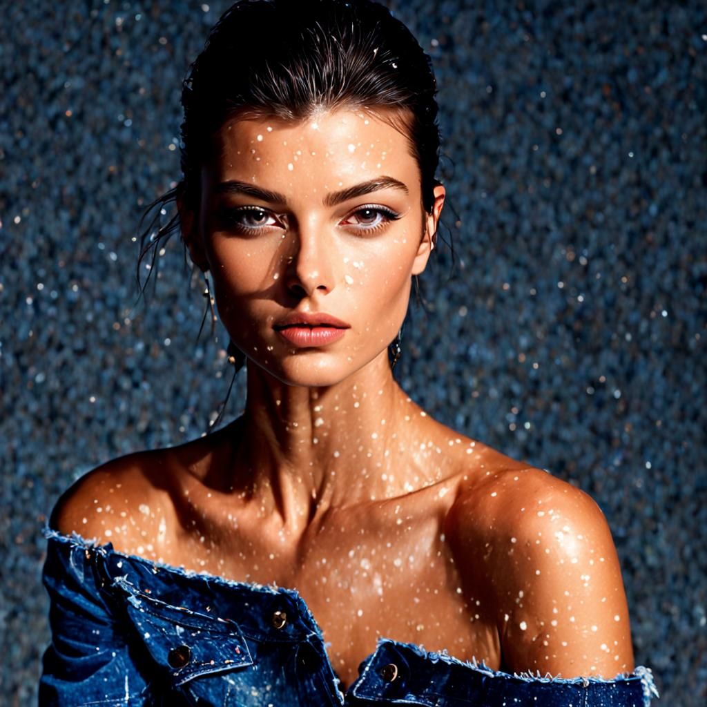 French Vogue-style photoshoot of Kiwi supermodel Georgia Fowler ...