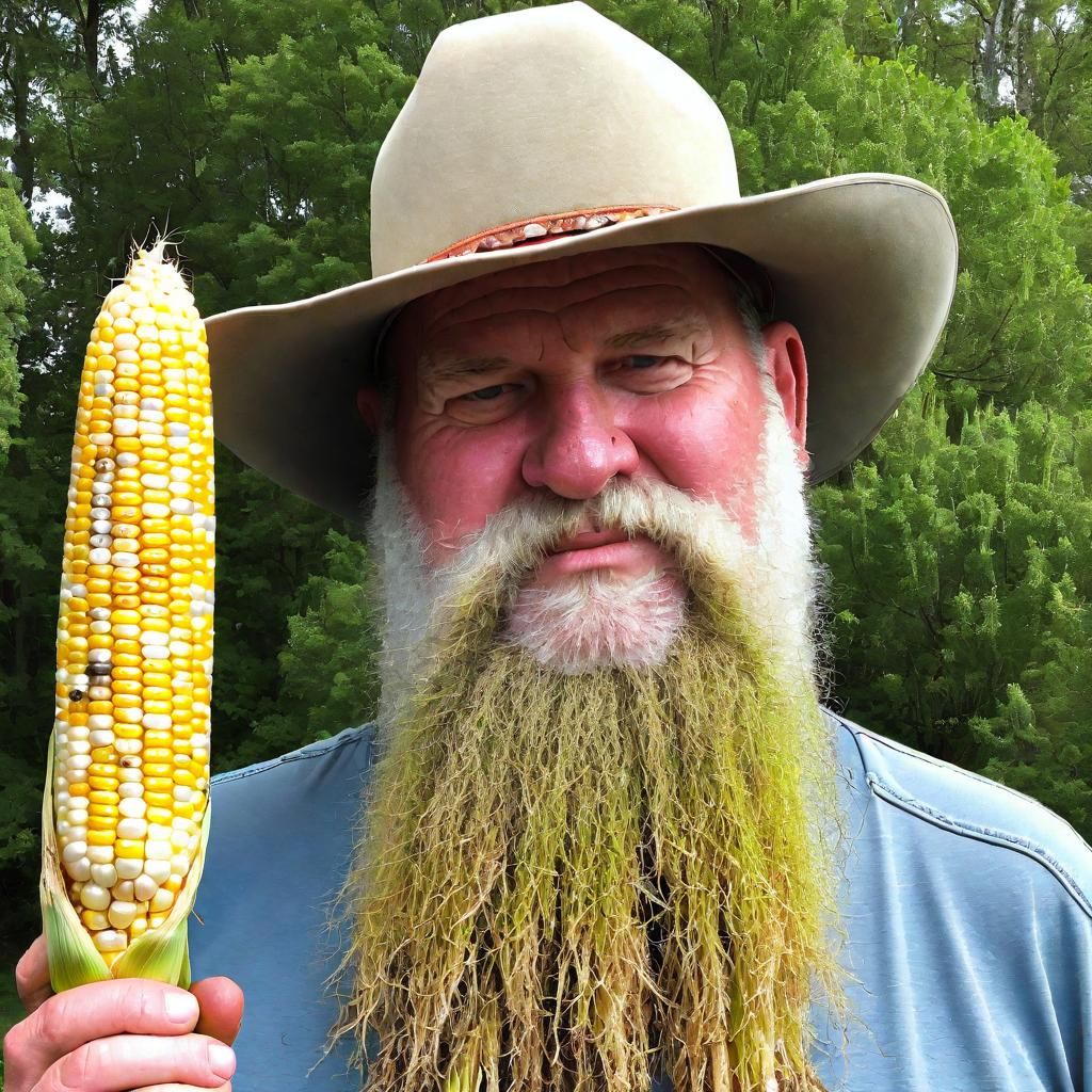 Big Ole Corn Beard - AI Generated Artwork - NightCafe Creator