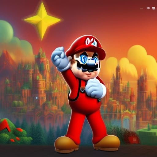 Communist mario - AI Generated Artwork - NightCafe Creator