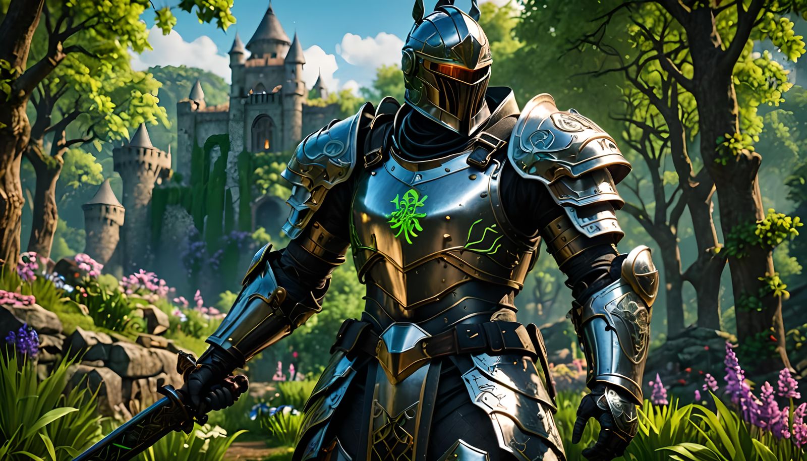 Razer Knight - AI Generated Artwork - NightCafe Creator