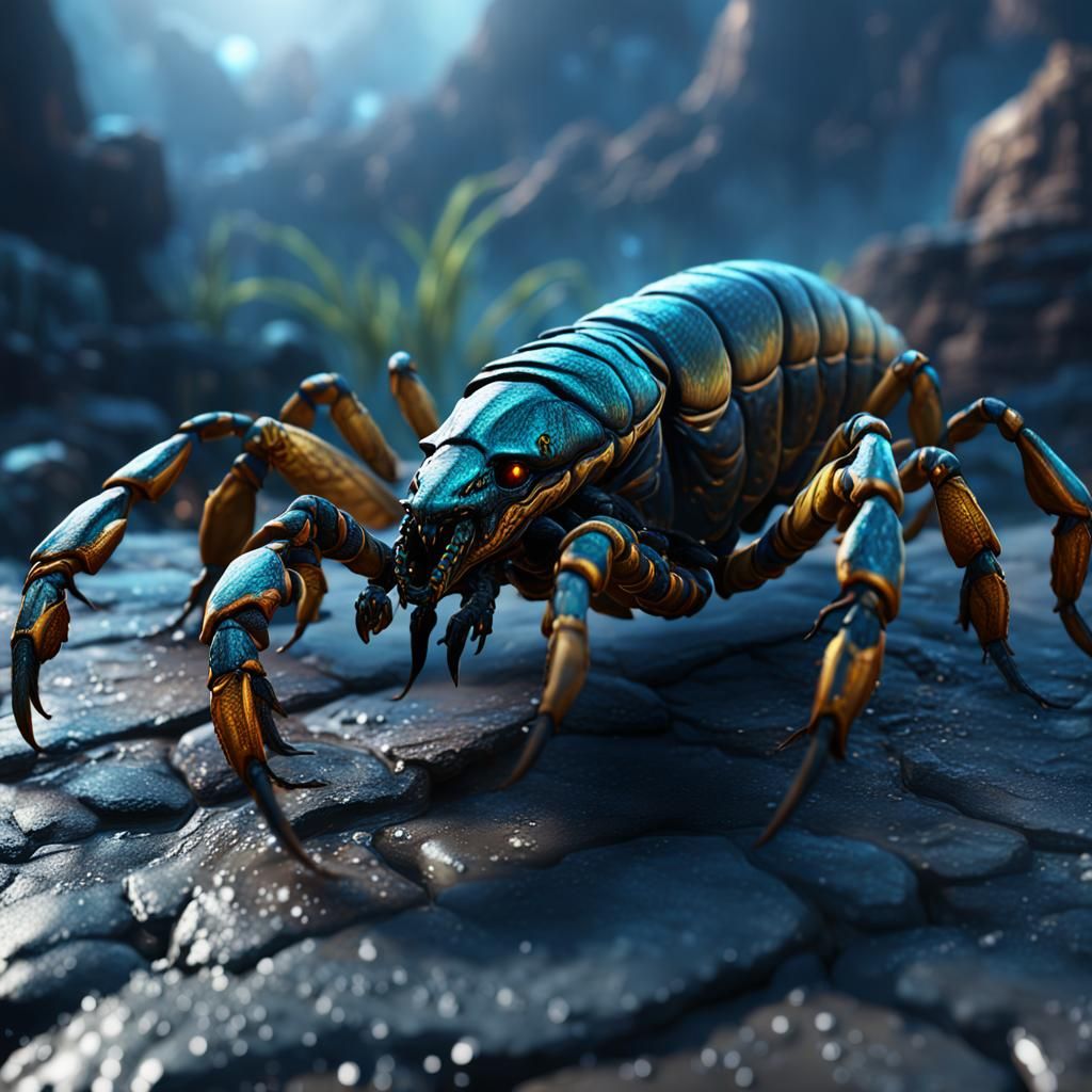 Strange insect - AI Generated Artwork - NightCafe Creator