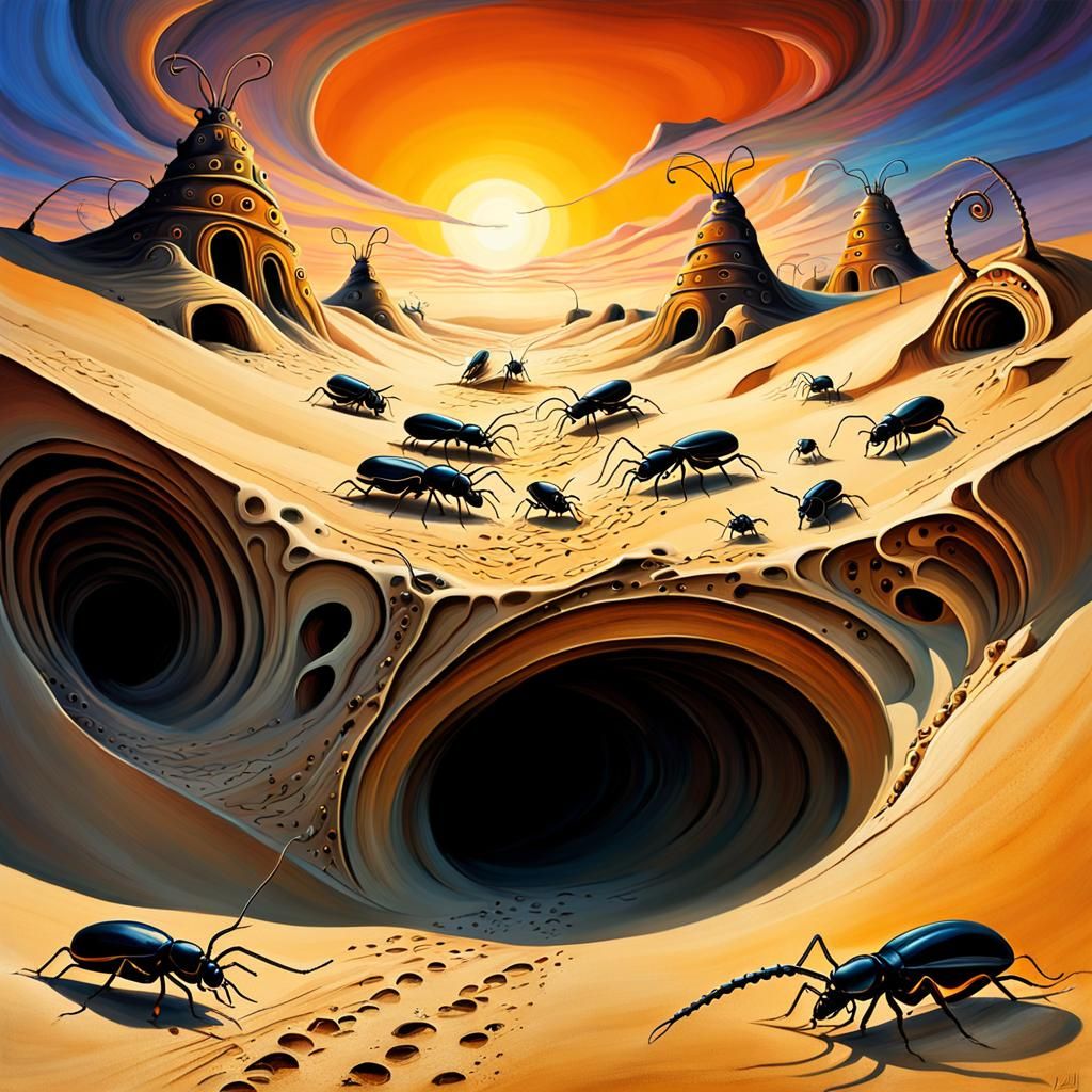 alien beetles 3 - AI Generated Artwork - NightCafe Creator