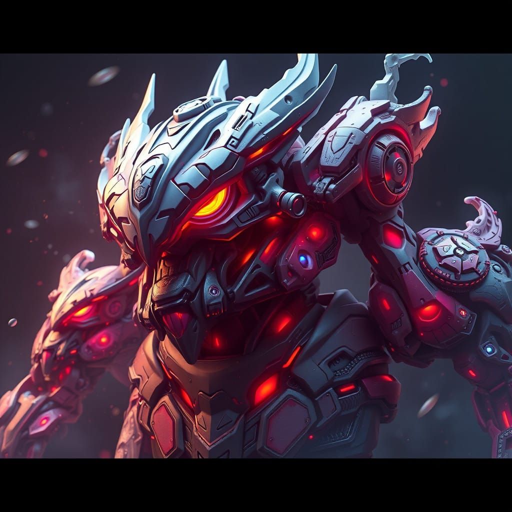 Hyper-realistic mecha Komala - Realistic Fantasy Mecha in a ...