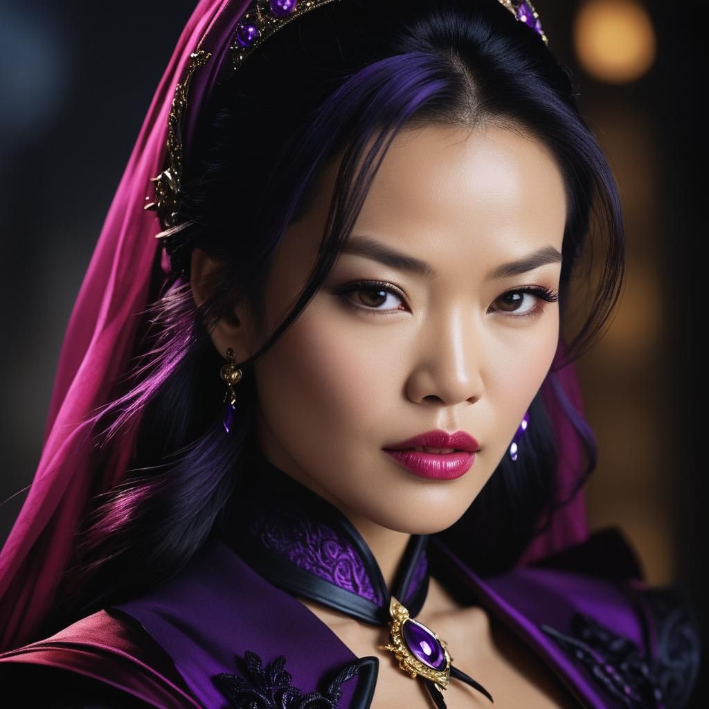 Purple Portraits: Shu Qi - Purple Portraits: Shu Qi