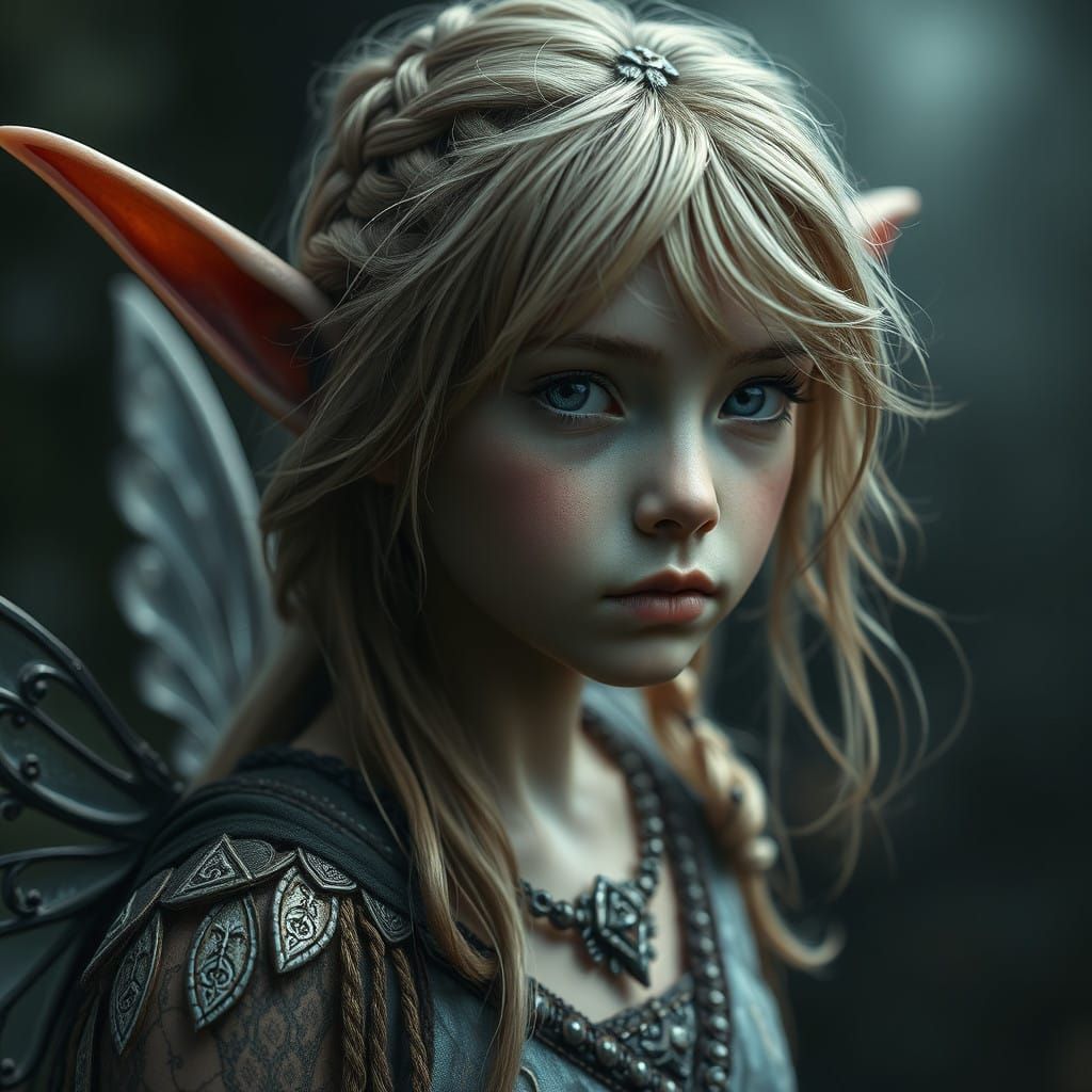 Fantasy - Ethereal Fantasy Elf in Hyperrealistic Detail