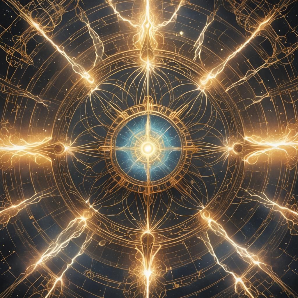 Arising from the ether the creational spark from which all life begins ...