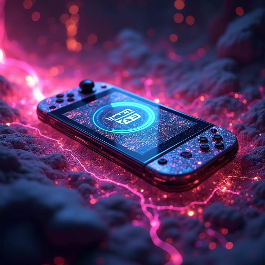 Nintendo Switch special model. - Sleek Futuristic Nintendo ...