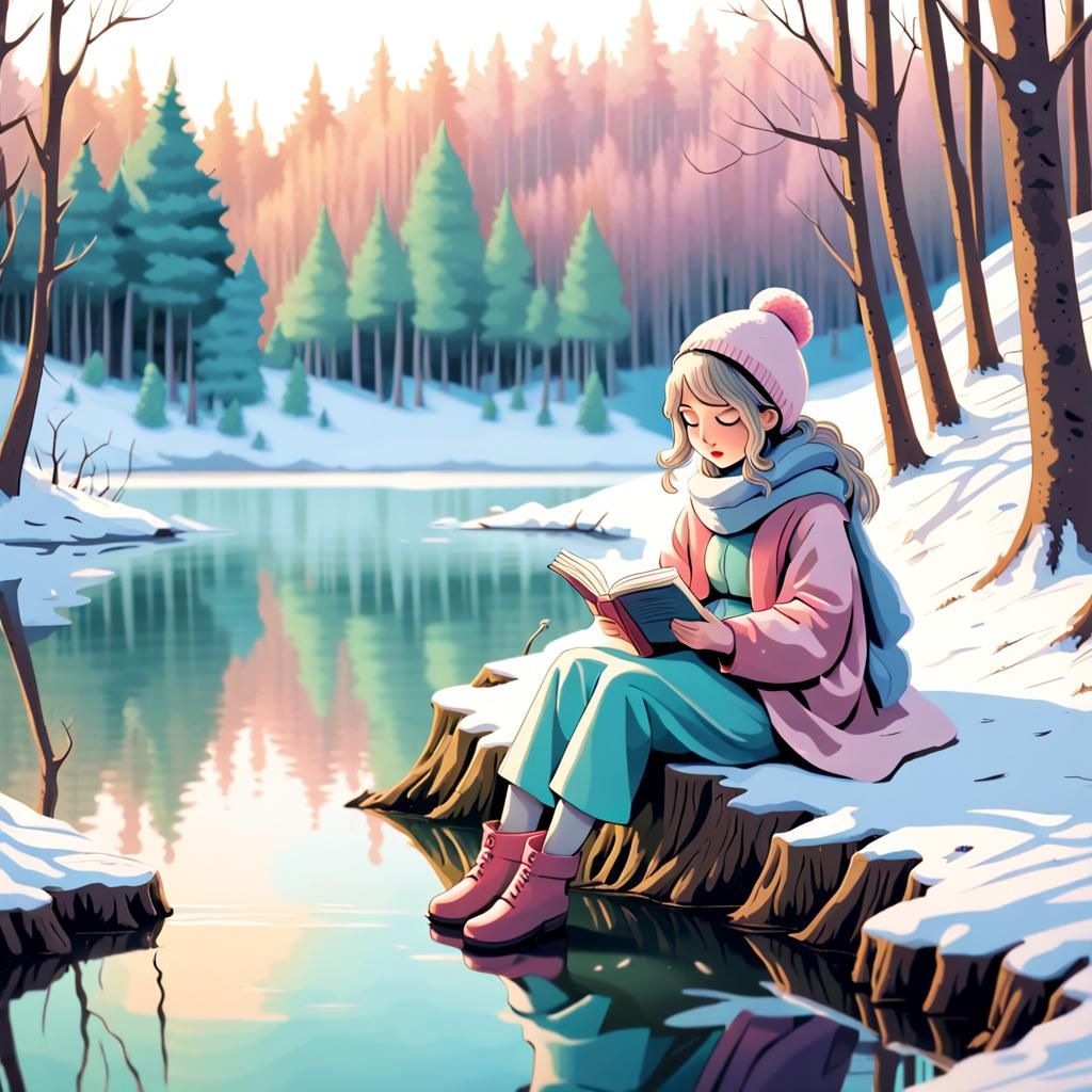 Reading - AI Generated Artwork - NightCafe Creator