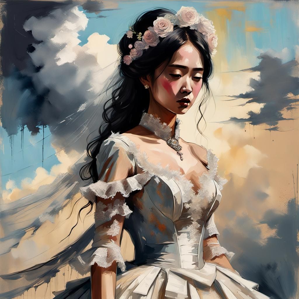 here comes the bride 5 - AI Generated Artwork - NightCafe Creator