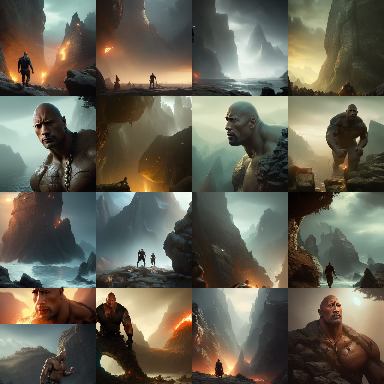 Dwayne the Rock Johnson - AI Generated Artwork - NightCafe Creator