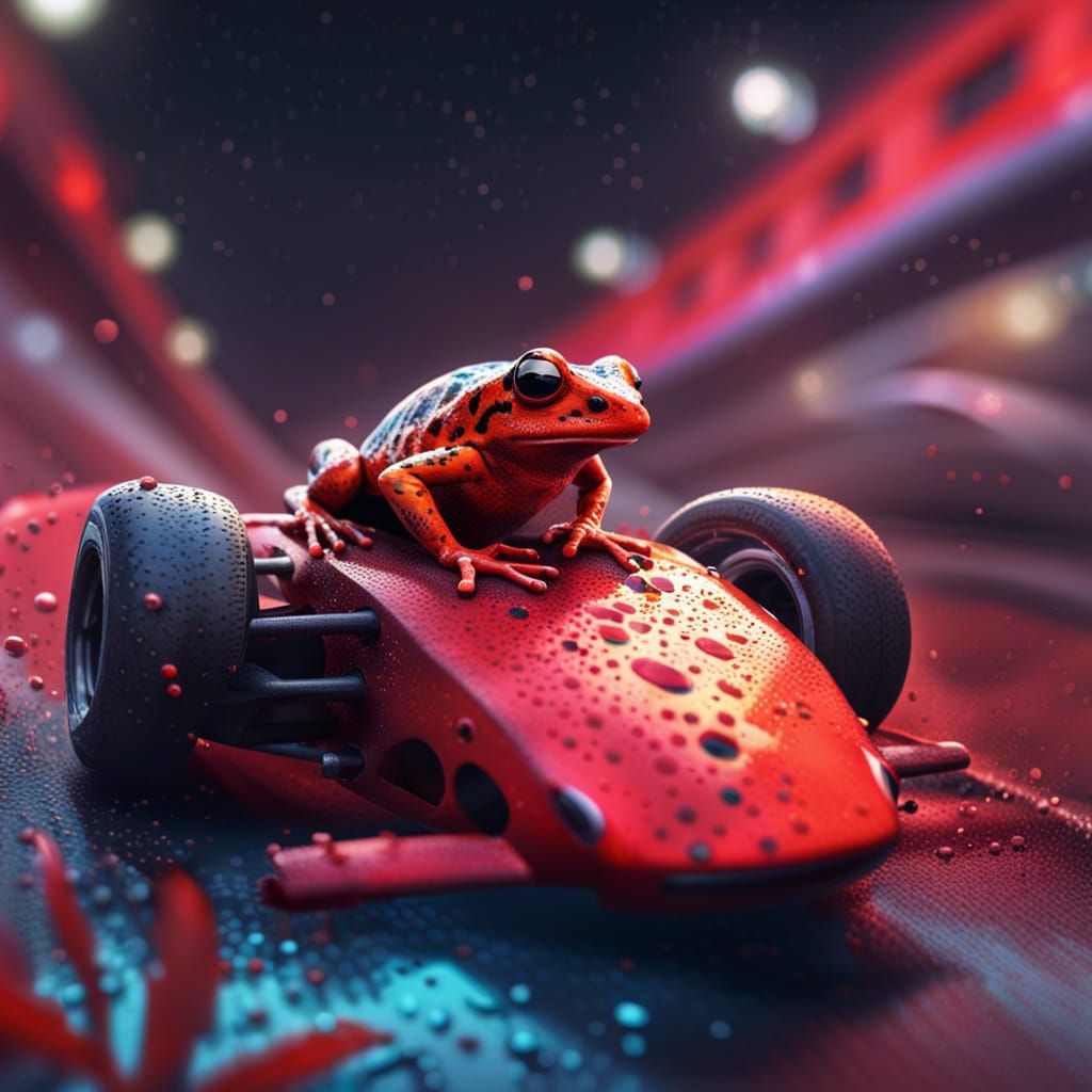 @Red-Hair-Racer Red-Frog-Racer - AI Generated Artwork - NightCafe Creator