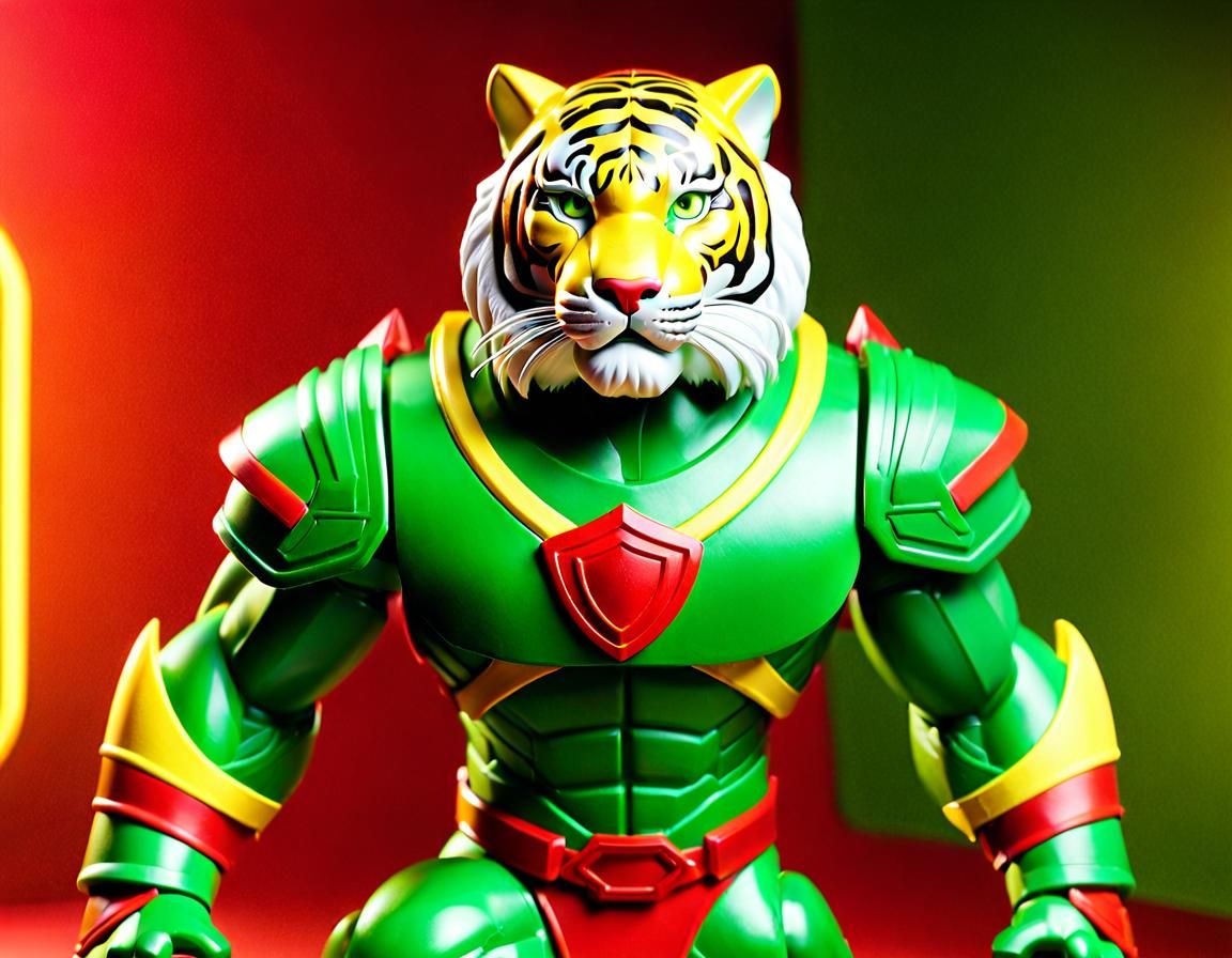 Anthropomorphic toy tiger - AI Generated Artwork - NightCafe Creator