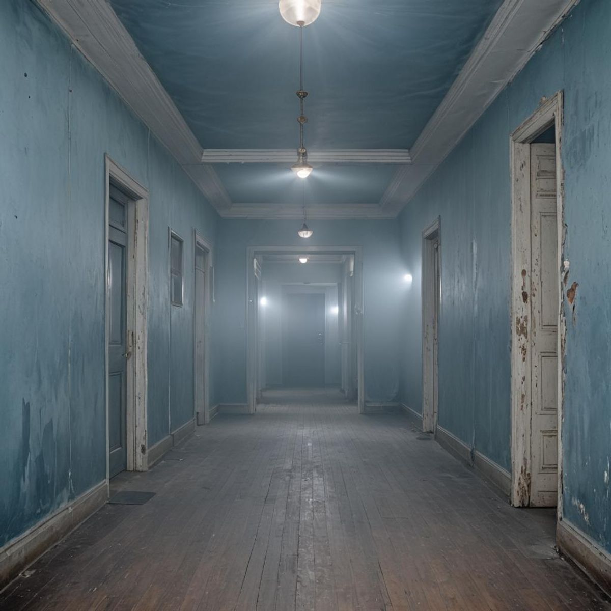 liminal corridor - AI Generated Artwork - NightCafe Creator