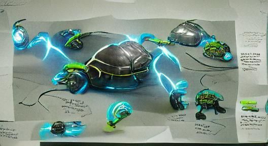 electric turtle concept art - Electric Turtle Concept Art: N...