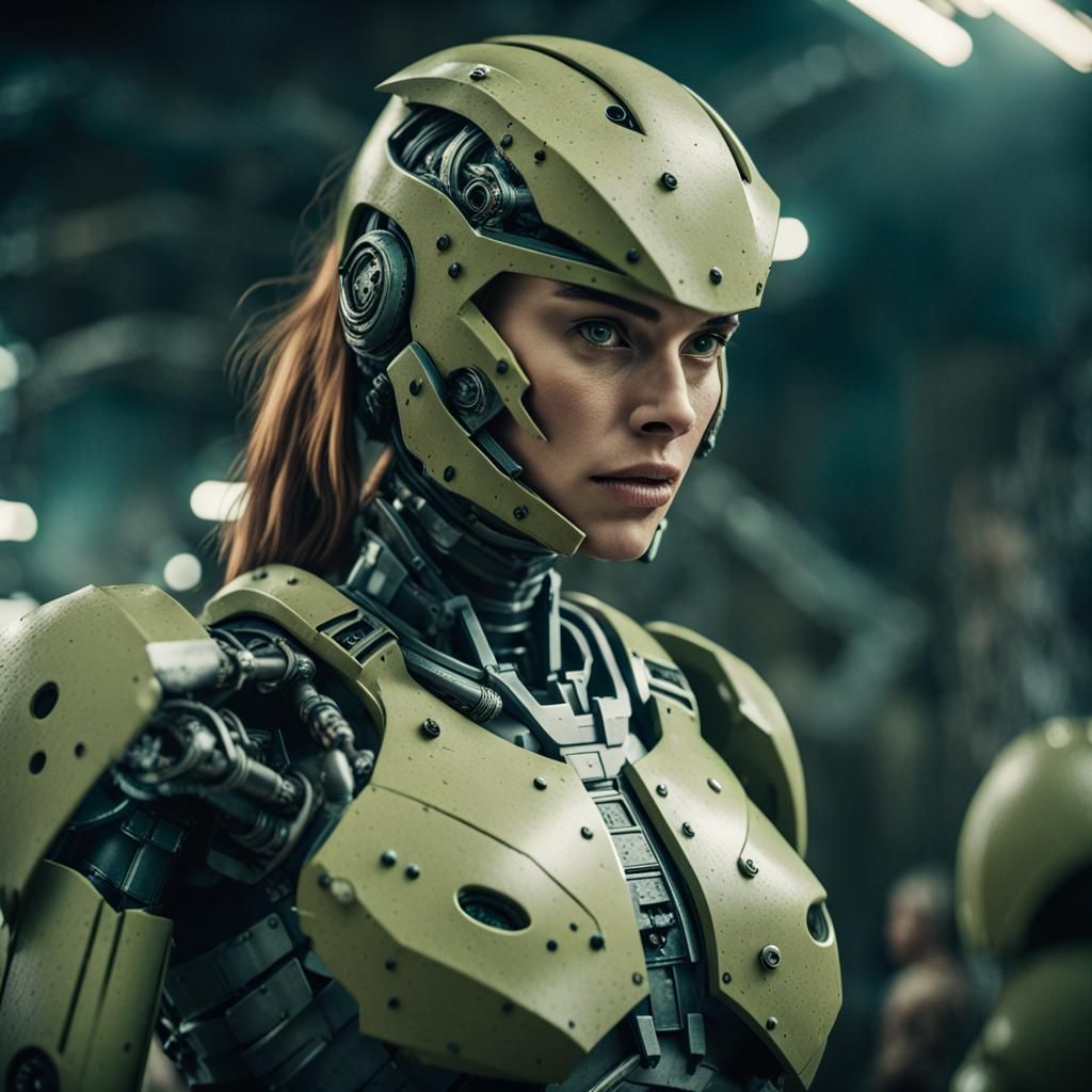 The new android soldier - AI Generated Artwork - NightCafe Creator