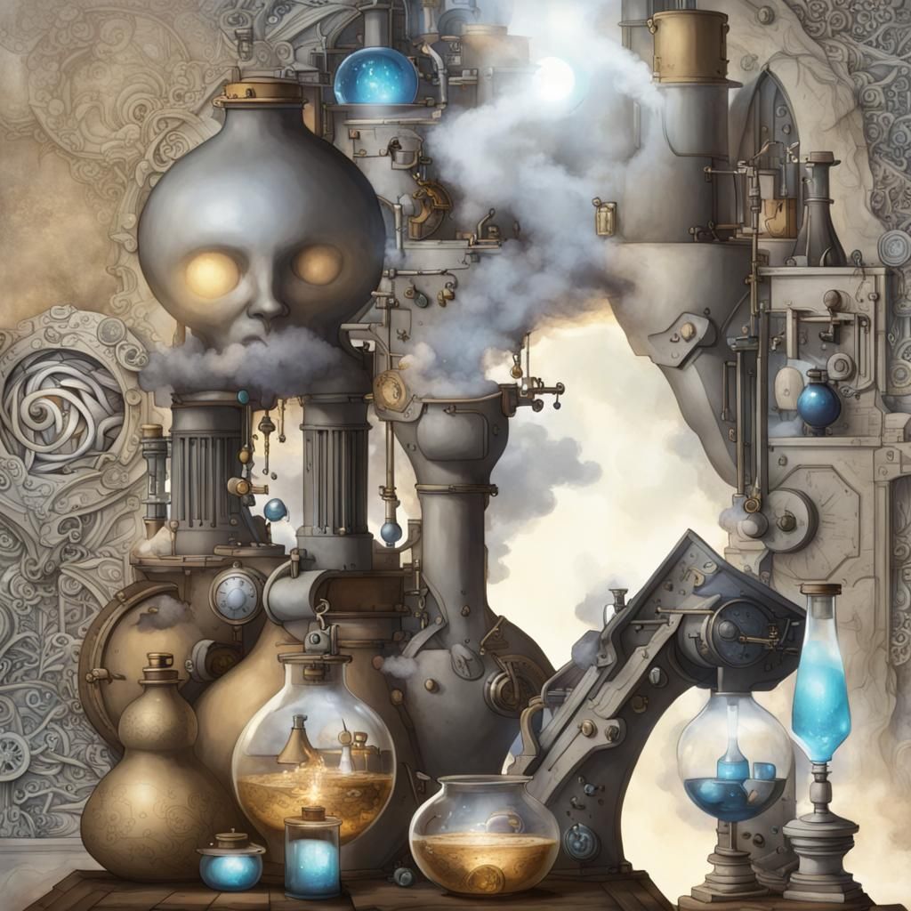 an alchemist's dream - AI Generated Artwork - NightCafe Creator