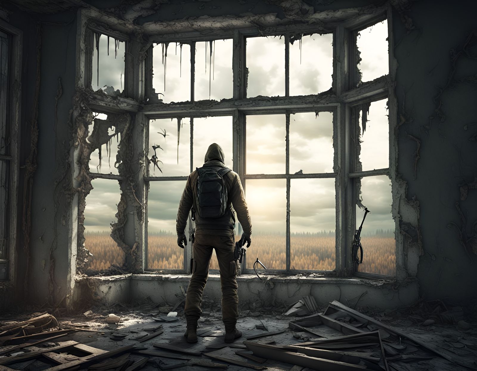 Zombie apocalypse concept - AI Generated Artwork - NightCafe Creator