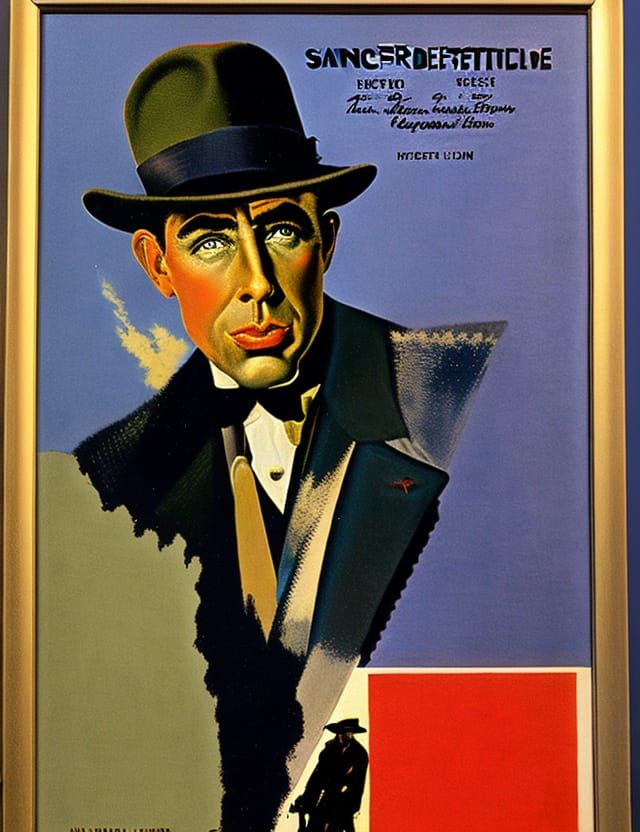 Noir detective 1930's movie poster - AI Generated Artwork - NightCafe ...