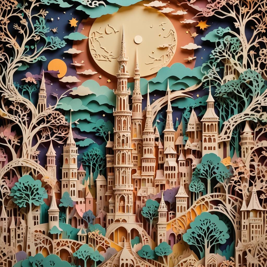 Moon Tower - AI Generated Artwork - NightCafe Creator