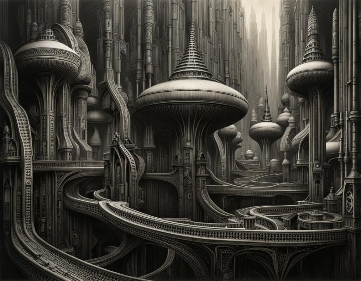 Alien ruins - 7 - AI Generated Artwork - NightCafe Creator